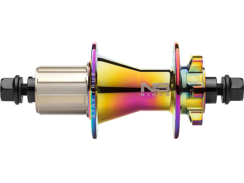 NEW NS Bikes Rotary Rear Hub Oil Slick 32h 10x135mm QR For Sale