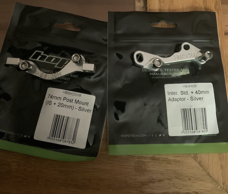 2003 Hope brake adapter For Sale