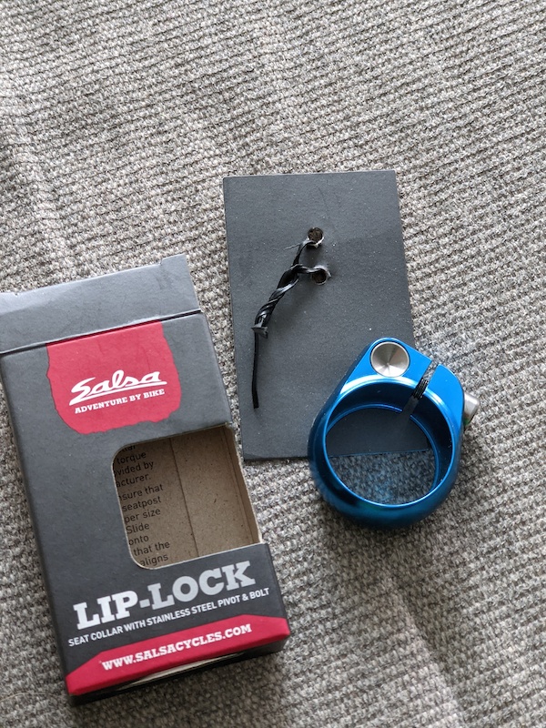 2021 Salsa lip lock seatpost collar For Sale