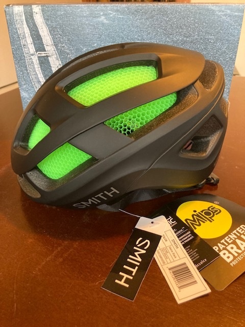 2021 Smith Trace Helmet w/ MIPS, Adult Sm, Matte Black For Sale