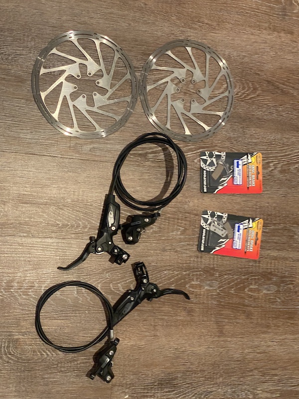 2020 Set of Sram g2 RSC with rotors and new pads For Sale