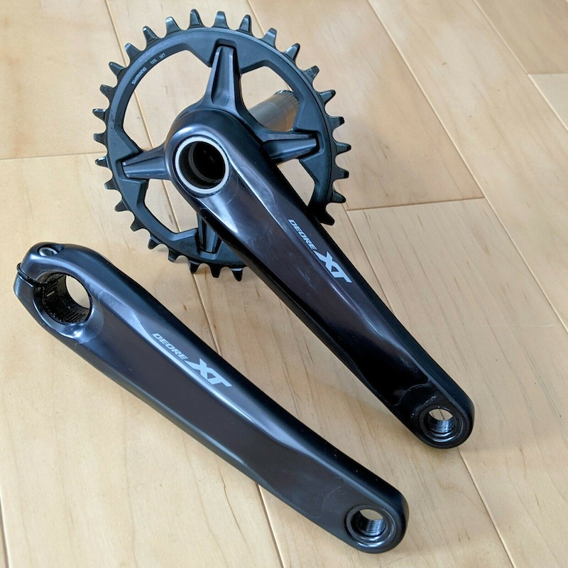 2021 Shimano XT M8130 170mm Crankset 56.5mm (Super Boost) For Sale