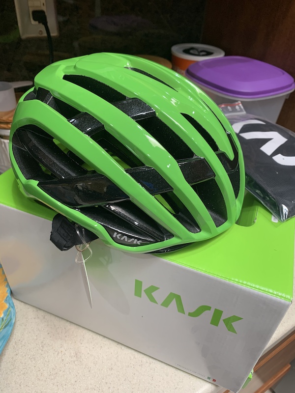 2020 Kask Valegro Brand New Small Lime green For Sale