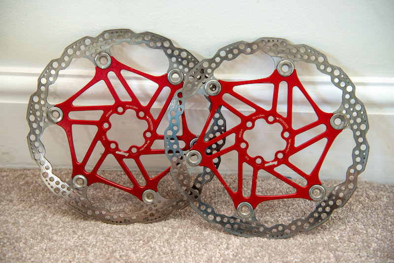 Hope Floating Disc Brake Rotor - RED X2 For Sale