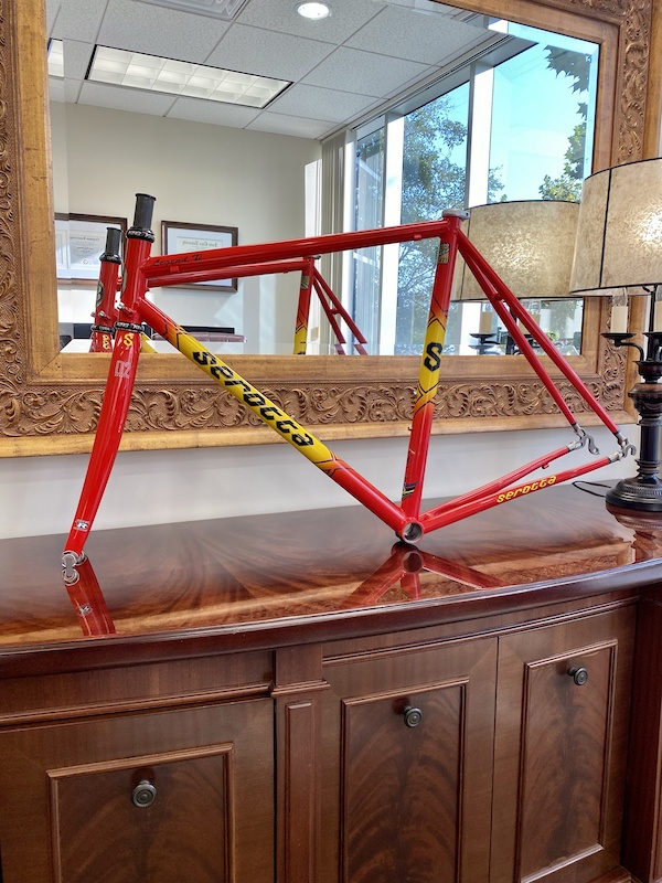 2004 STUNNING 54 cm SEROTTA LEGEND TI (Titanium) FRAME, SET For Sale