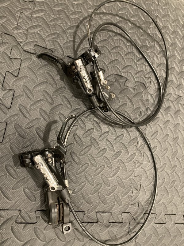 Shimano XT Front & Rear Brake Set, 2 Piston M785 For Sale