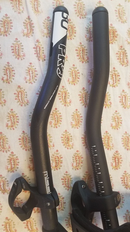 2021 Shimano Pro Missile S Bend Clip on Aerobars S-Bend For Sale