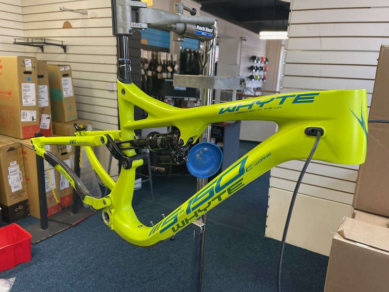 2018 Whyte S150 carbon works frame & shock For Sale