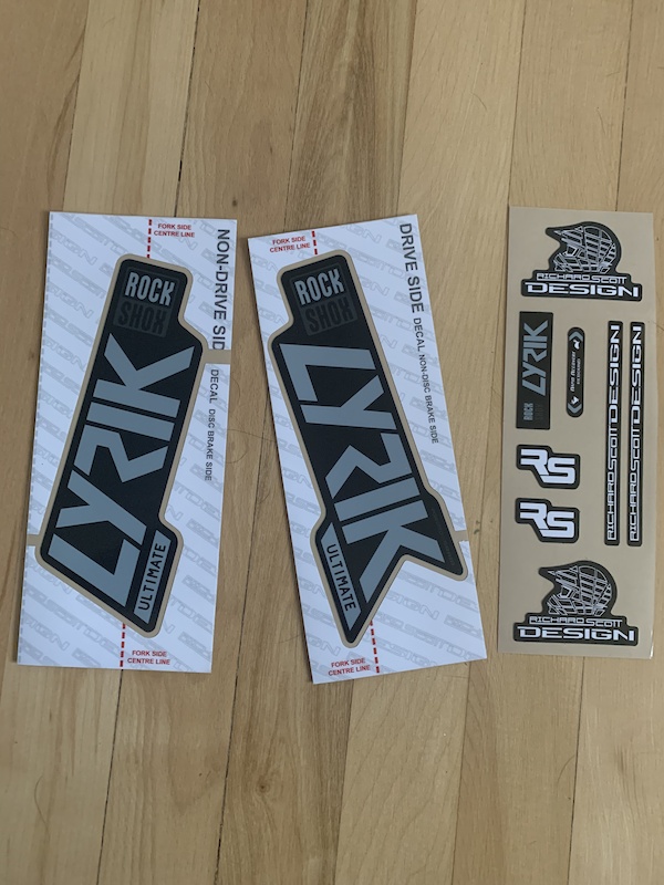 2021 Rockshox Lyrik Stickers For Sale