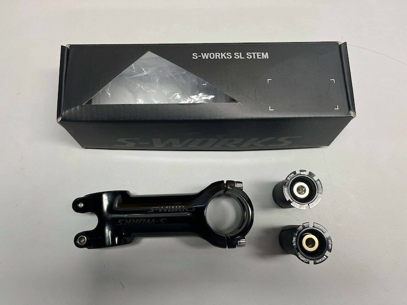 2021 S-Works SL 90mm Stem/6 Degree + 2 compression plugs For Sale