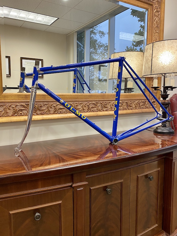Rare 54 cm Olmo Competition Frame and Fork For Sale