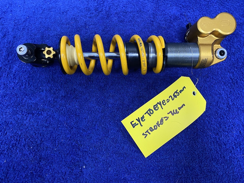 2019 Ohlins TTX rear coil shock New take off 255 For Sale