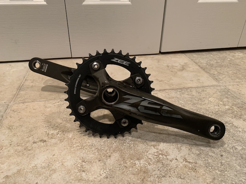 Shimano zee cranks and chainring For Sale