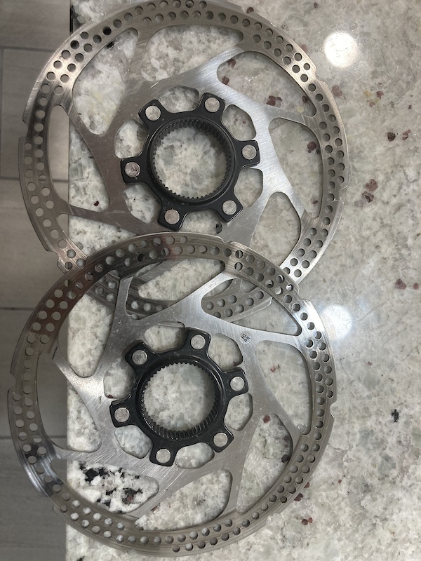 Shimano Deore RT62 160mm Centerlock Rotors-Pair For Sale