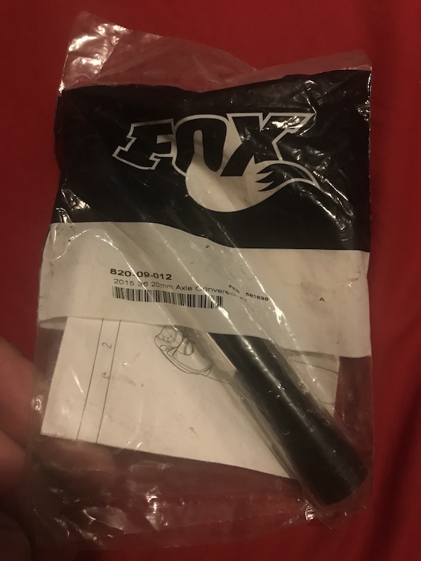 Fox 20mm axle For Sale