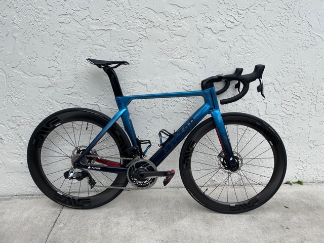 2020 Factor ONE Aero Disc 54cm AXS Quarq ENVE Chris King For Sale