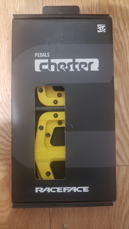 2021 Raceface Chester Pedals - Brand New - Yellow For Sale