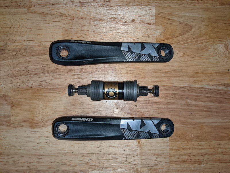 2019 SRAM NX PowerSpline Crank Arms, 170mm For Sale