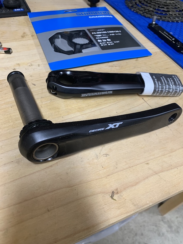 2021 Shimano XT 8100 170mm crank w/ 32T ring For Sale