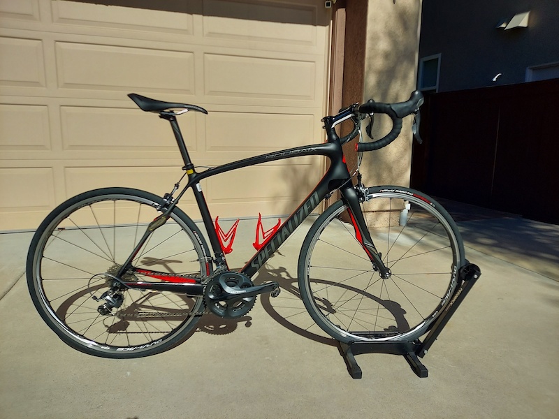 2013 Specialized Roubaix Comp, Dura-Ace carbon wheels, 56cm For Sale