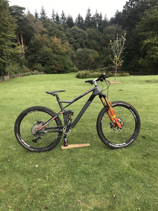 2019 Cube Stereo 140 - Fox Factory - Large Carbon Frame For Sale