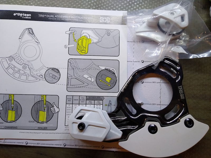 e*Thirteen TRS 2x Chain Guide + Bash Guard For Sale