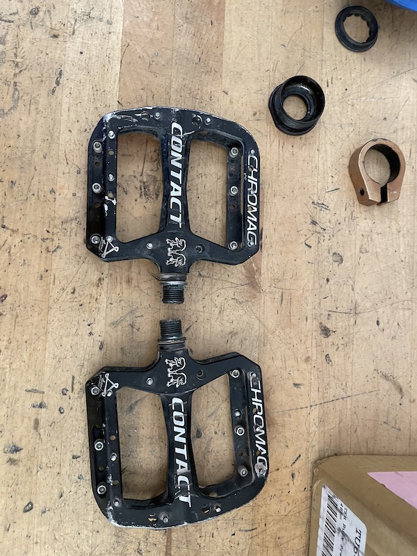 2020 Chromag Contact Flat Pedals Black For Sale