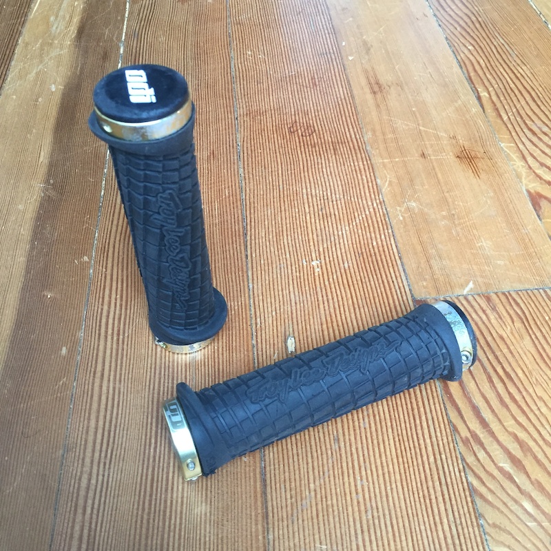 ODI TLD Signature grips w/ Cove gold ano collars (224) For Sale