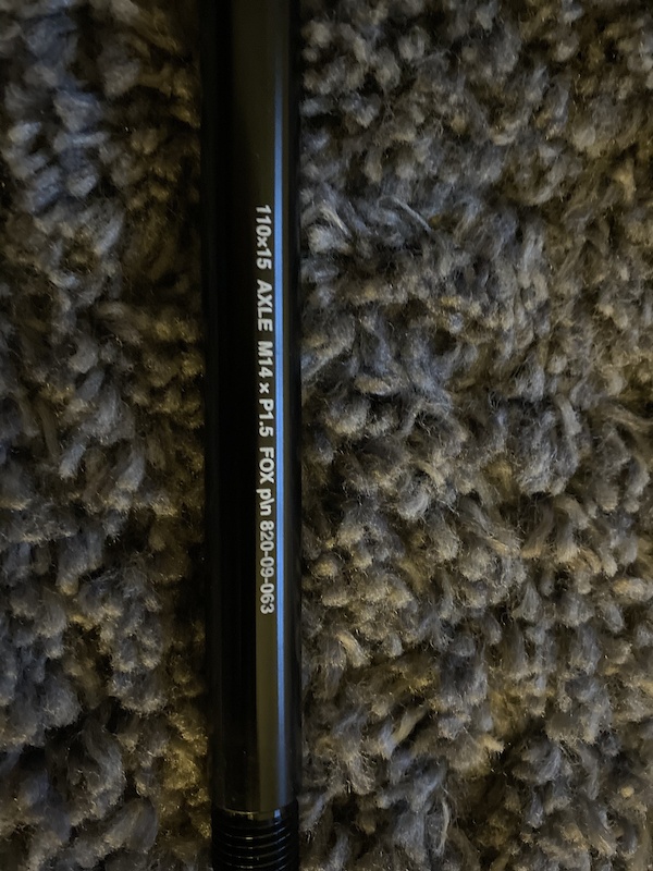2022 Fox boost fork axle 15x110 QR For Sale