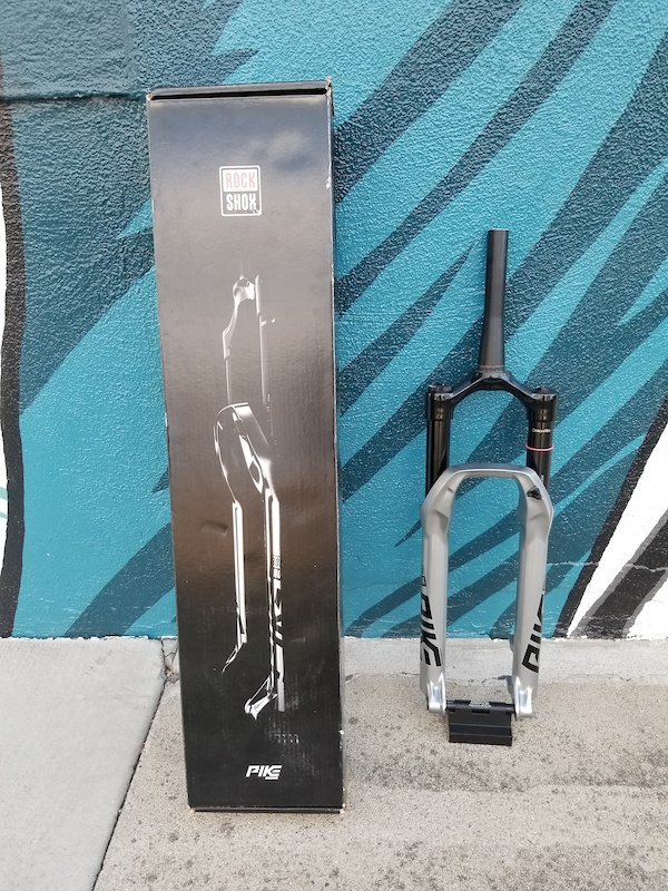 2020 Rockshox Pike Ultimate 130mm Silver (cut) 27.5" For Sale