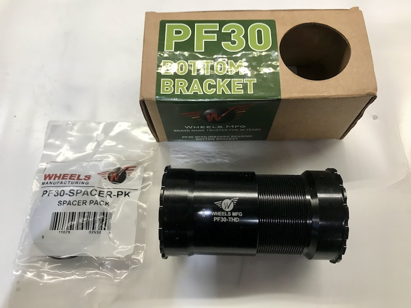 2021 Wheels Mfg PF30 thread together bottom bracket For Sale