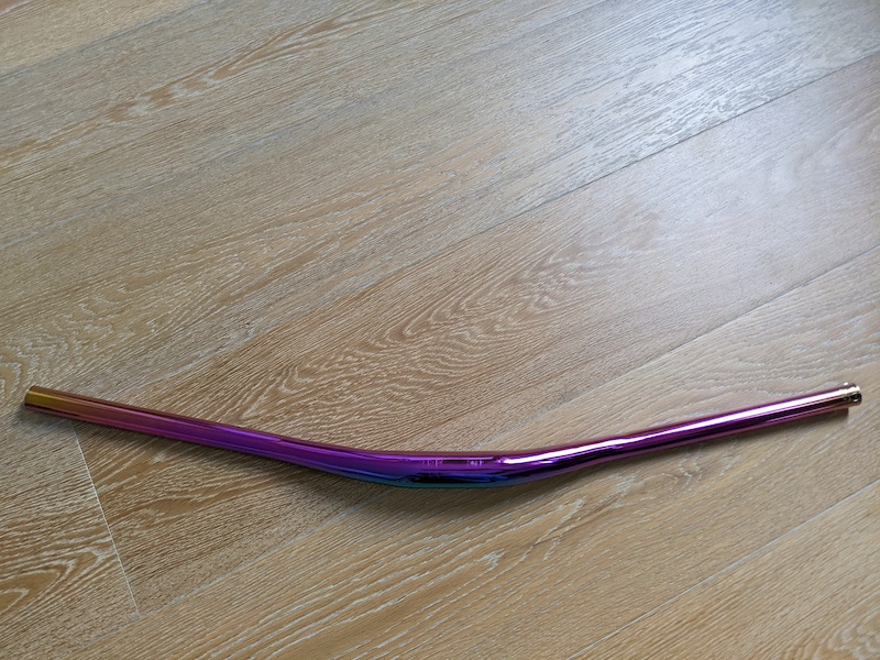 2021 "GALAXY" OIL SLICK / RAINBOW RISER HANDLEBAR 760MM For Sale