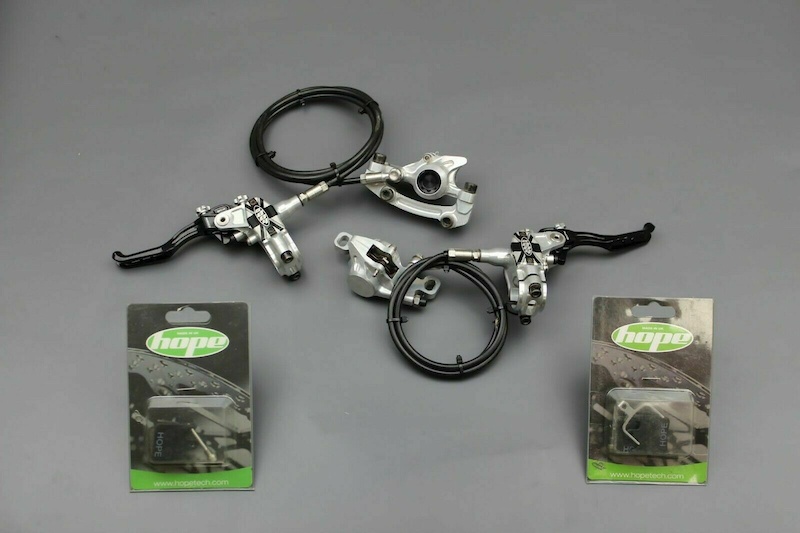 Hope Tech X2 Brakes & Pads For Sale