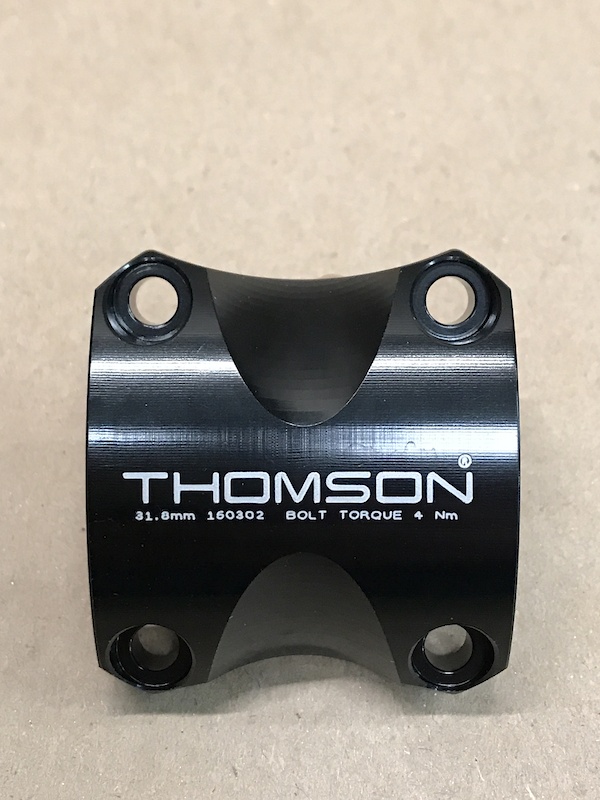 2022 Thomson X4 Stem Faceplate: 31.8 Black For Sale