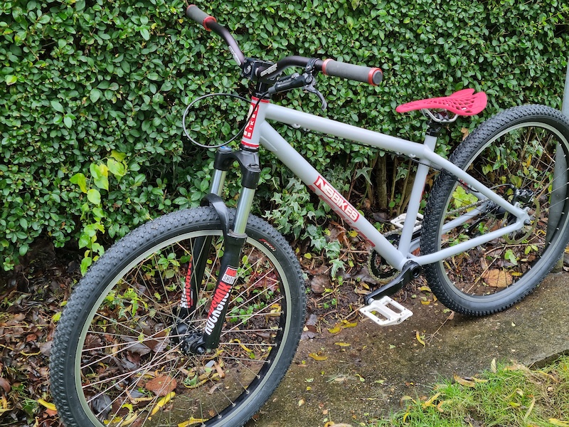 NS jump bike custom paint work (red glitter on grey) For Sale