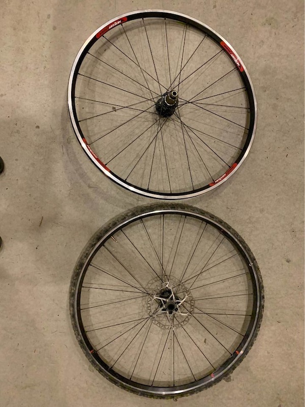2014 Mercury X series 700c wheels tubular disc thru axle For Sale