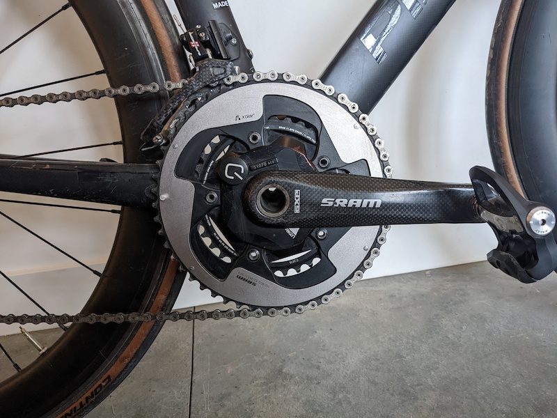 Quarq Riken Power meter crank & chainring For Sale