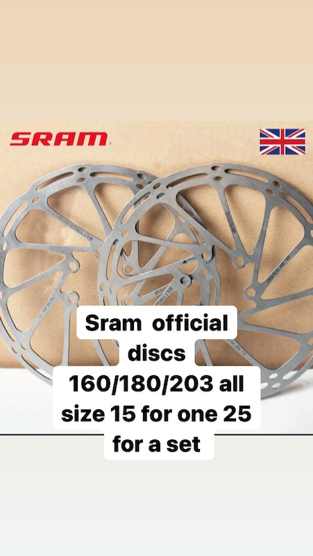 2022 Sram 203 180 160 mm disc roters For Sale