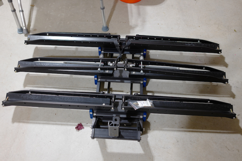 1UP HD 3 tray rack (Black) + extras For Sale