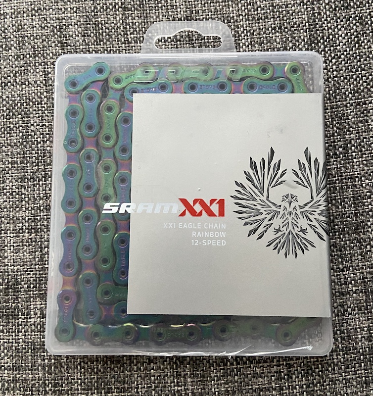 2021 Sram Eagle XX1 12 Speed Chain Rainbow Oil Slick For Sale