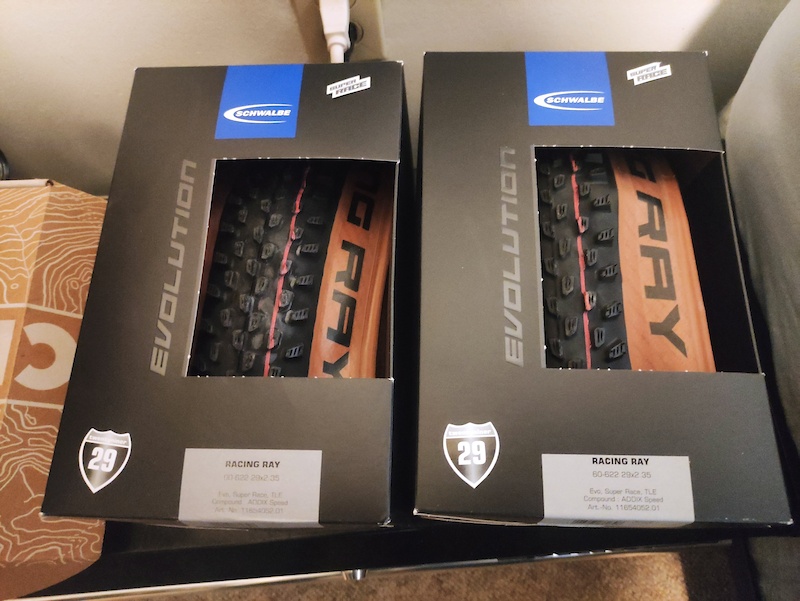 2021 Schwalbe Racing Ray 29 x 2.35 Super Race Tan Wall For Sale