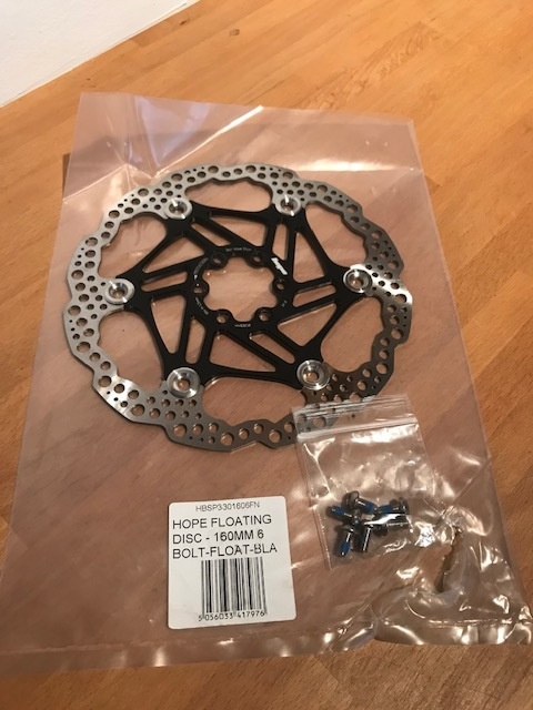 2021 Hope Universal 6 Bolt Floating Black Disc Rotor For Sale