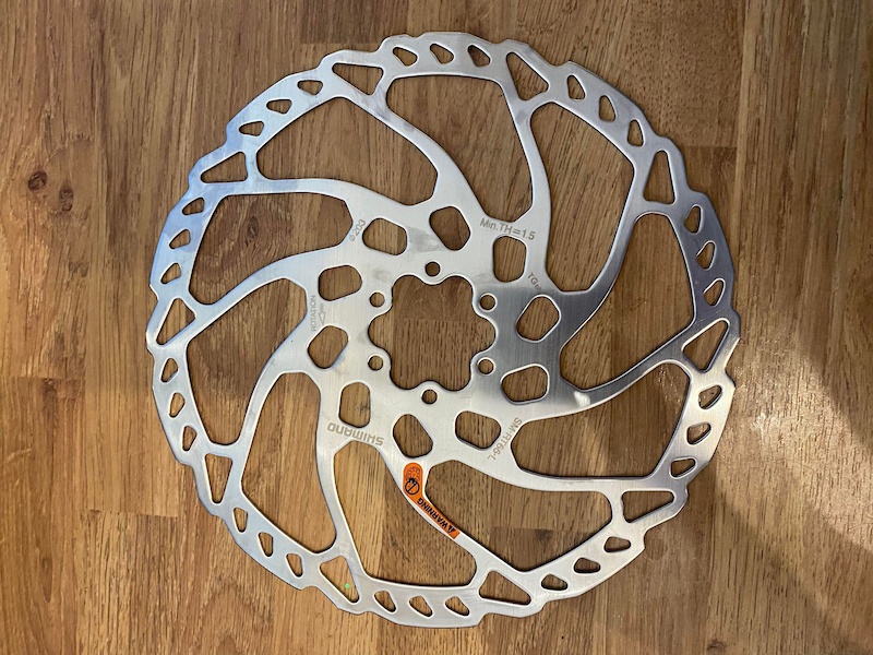 2022 new and unused shimano rotors 203mm and 180mm pair For Sale