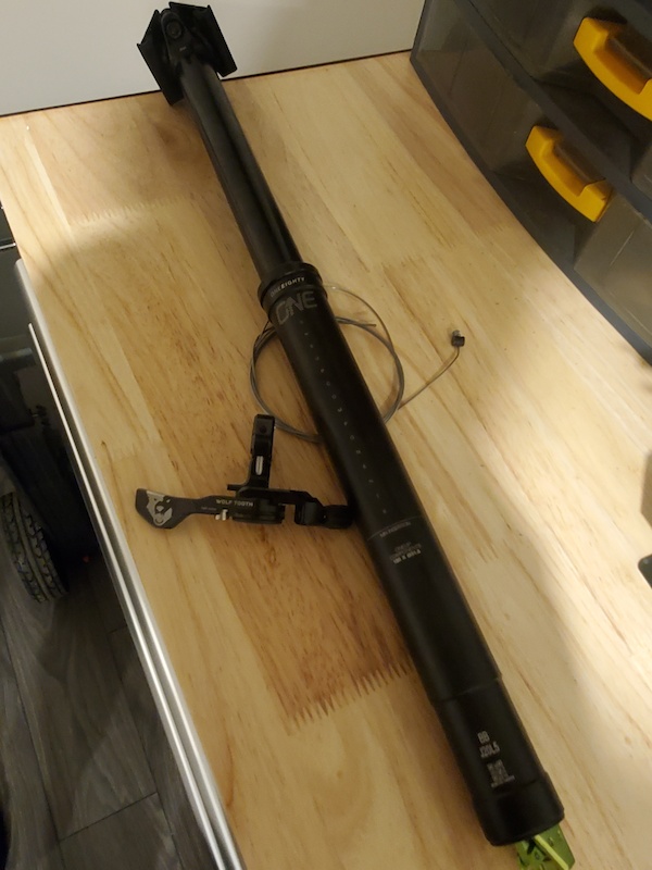 2021 One up V2 dropper post with wolf tooth lever For Sale