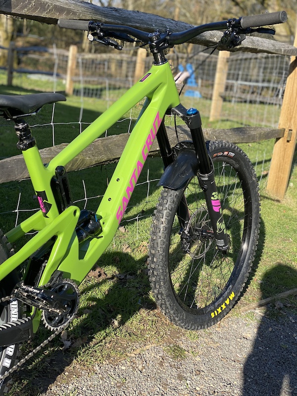 2021 Santa Cruz Nomad v5 adder green\ magenta For Sale
