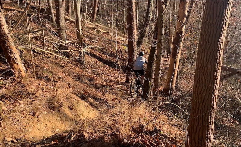 The Fall Mountain Biking Trail - Collegedale, Tennessee