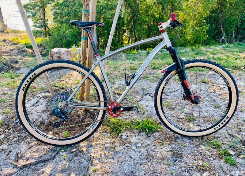 2019 Why Cycles Supple S7 Titanium Hardtail XO AXS Oilslick For Sale