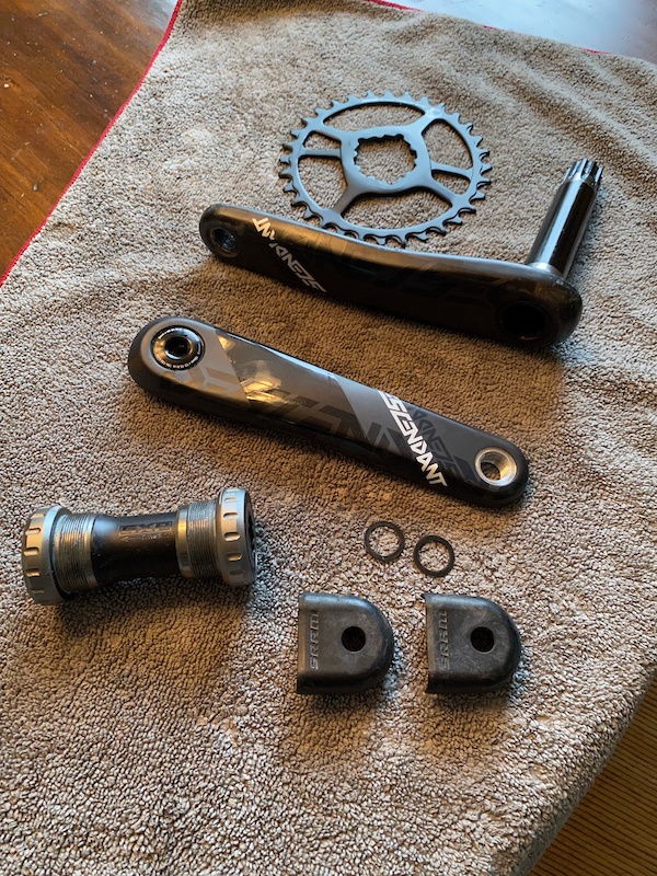 2019 Truvativ Descendant GXP Carbon 170mm Crank Set For Sale