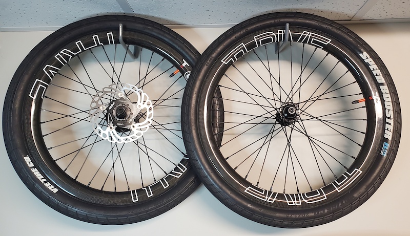 2021 Thrive Carbon / Bombshell Disc Brake BMX Race Wheelset For Sale