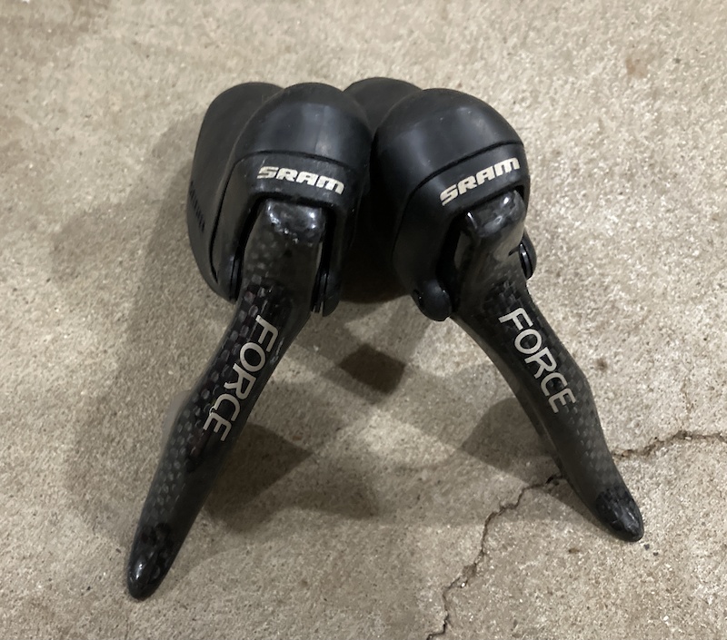 Sram force 2x10 double tap shifters For Sale
